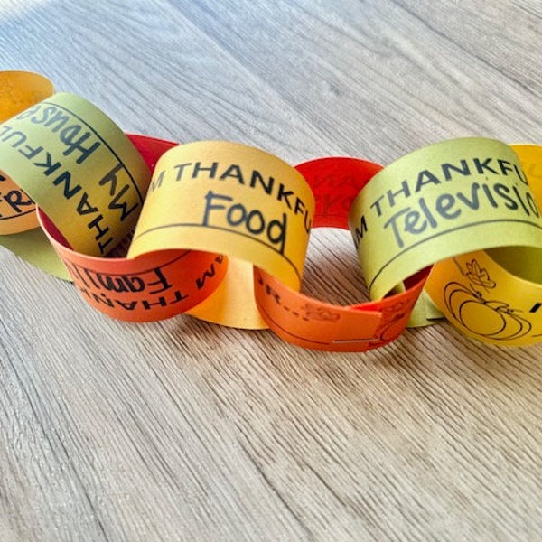 Paper Chain Kit Fall - Etsy