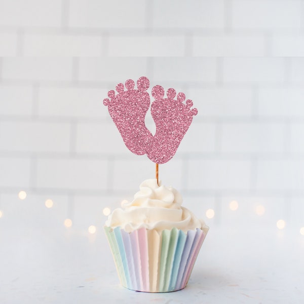 Feet Cupcake Toppers - Etsy