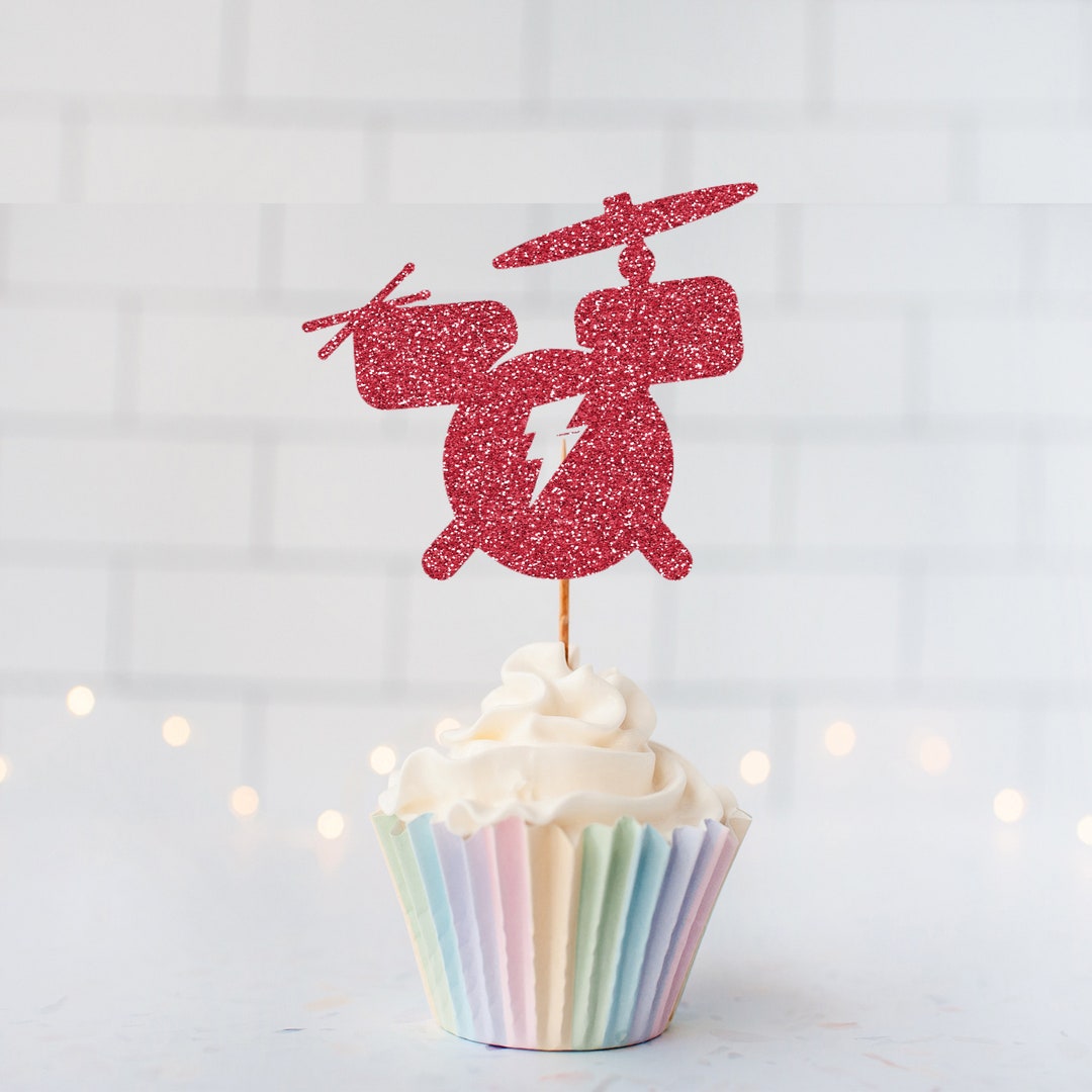 Drum Set Cupcake Toppers / Drums Toppers / Rock and Roll Cupcake ...