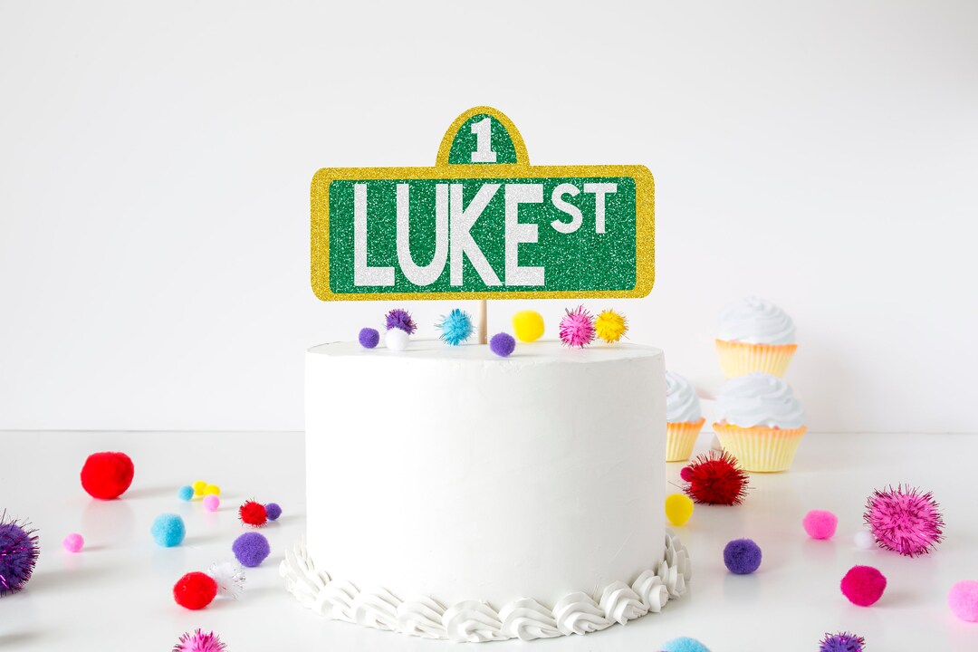 Street Sign Cake Topper Street Name Cake Topper Street Sign - Etsy