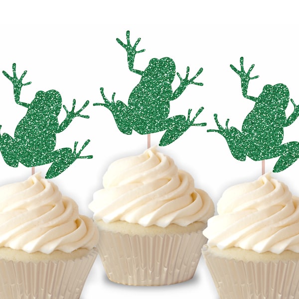 Frog Cupcake Toppers - Etsy