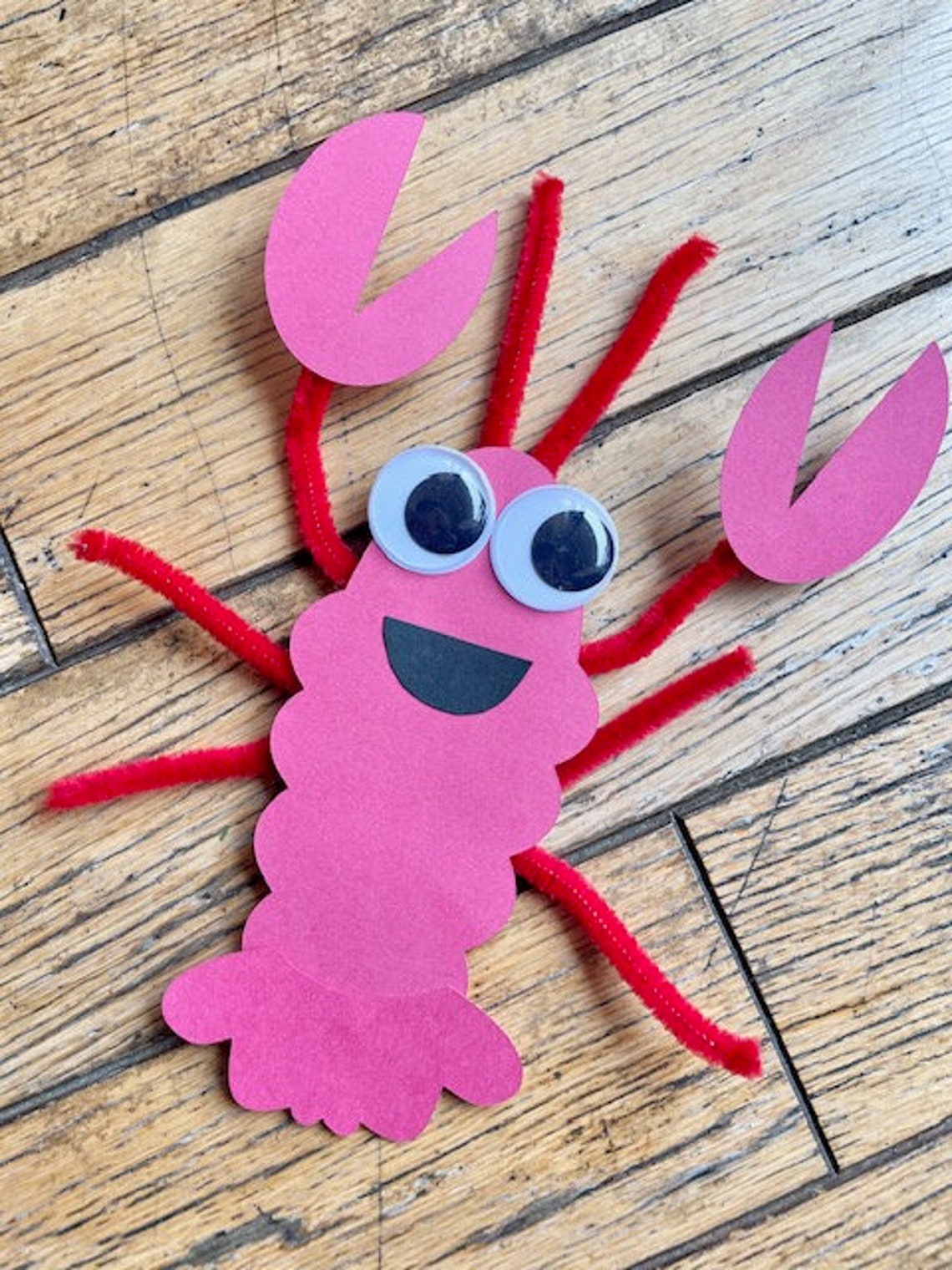 Make Your Own Lobster Kit / DIY Lobster Craft Kit / Kids Craft | Etsy