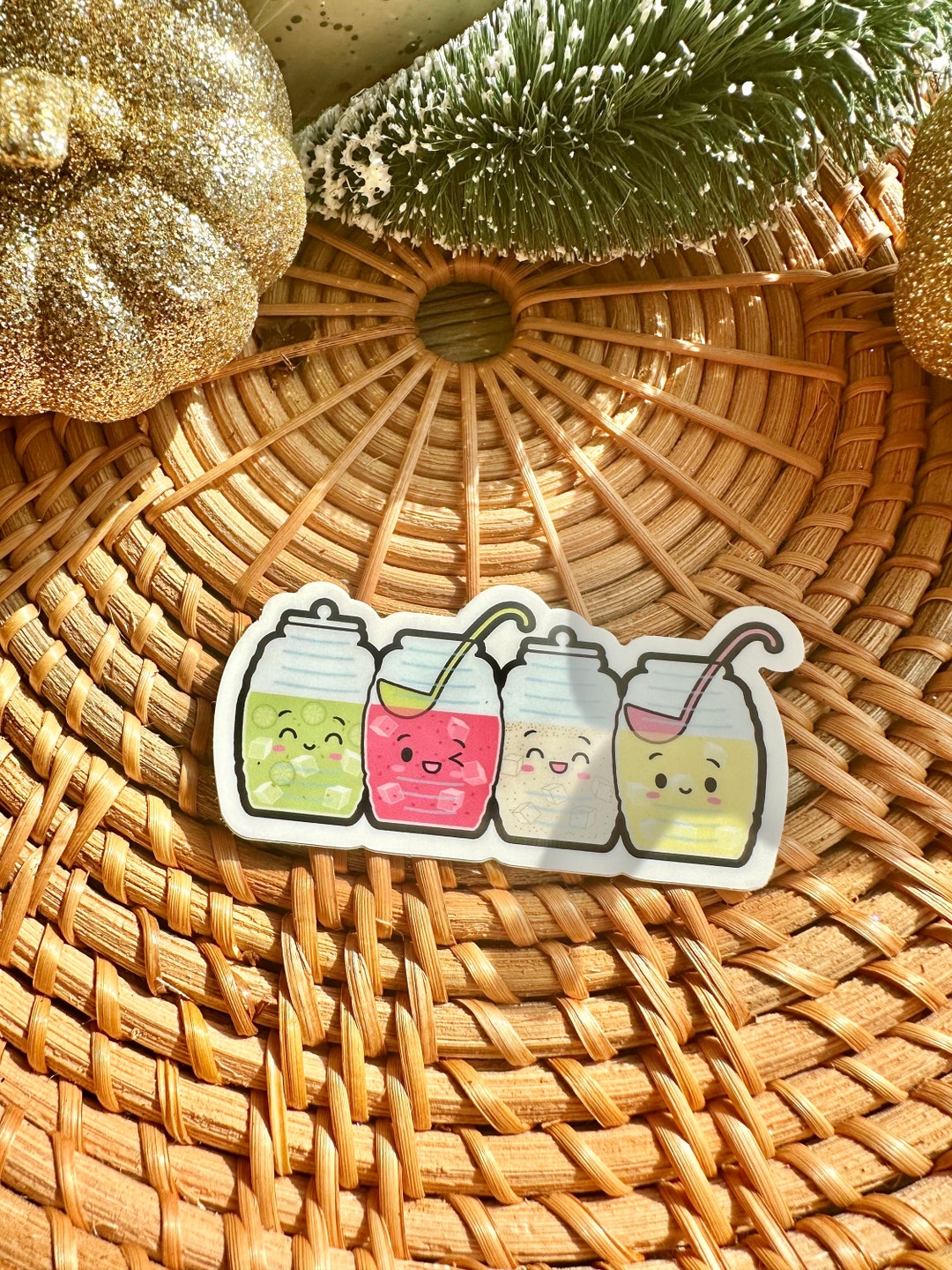 Agua Fresca Vinyl Sticker/ Fruit Water Sticker / Journal - Etsy