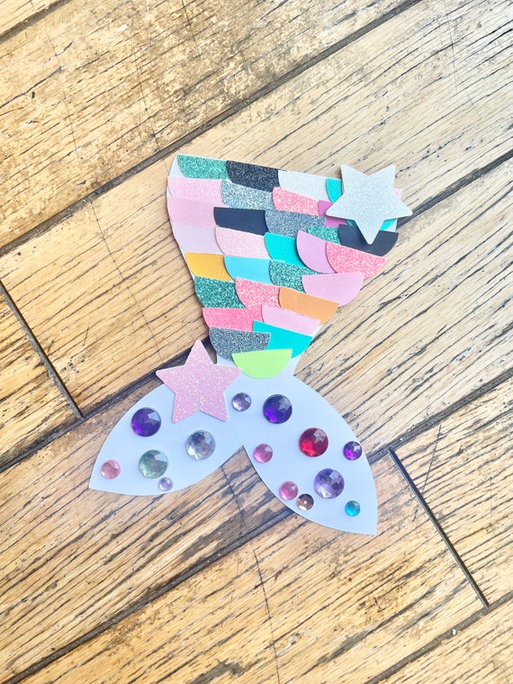 Make Your Own Mermaid Tail Craft Kit / DIY Mermaid Craft Kit / - Etsy