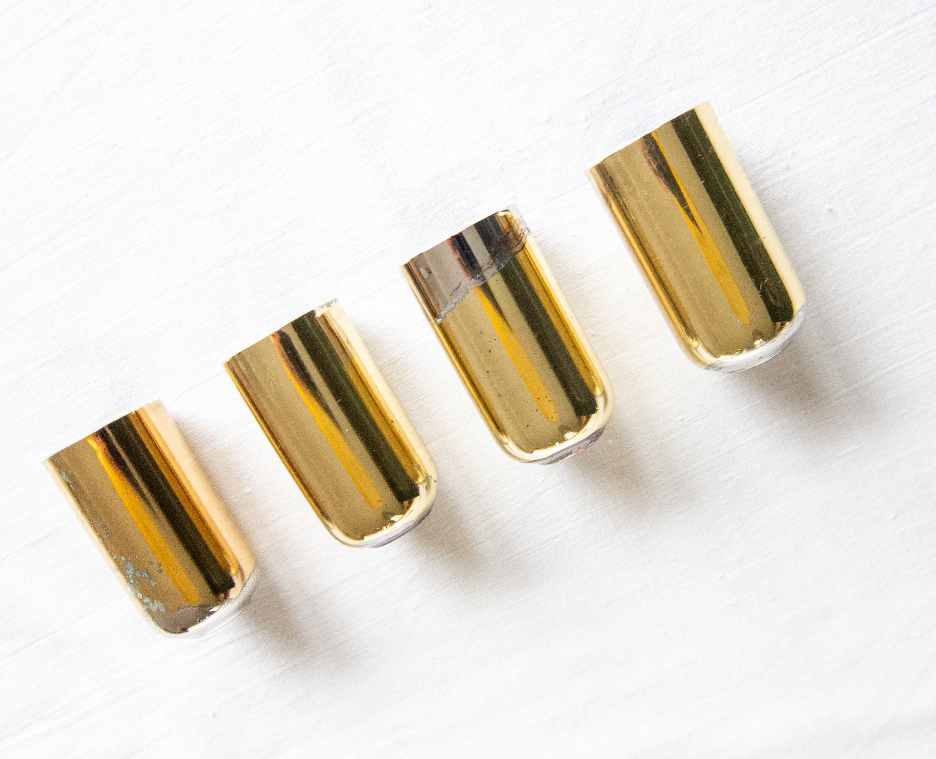 Vintage Brass Light Socket Covers, Spanish Chandelier Parts (set of 4 ...