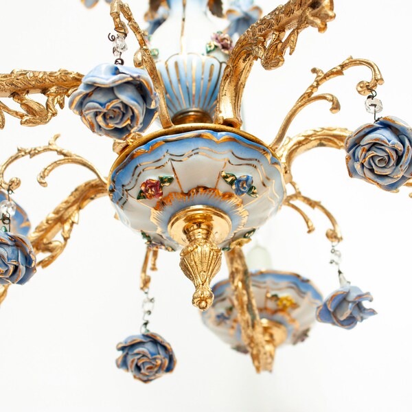 Ceramic Chandelier - Etsy