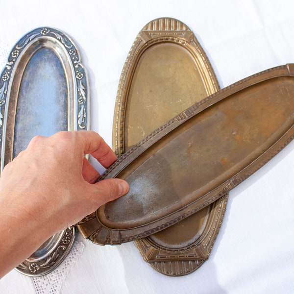 Calling Card Silver Tray - Etsy