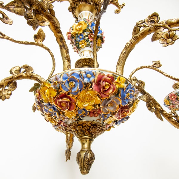 Capodimonte Chandelier - Etsy