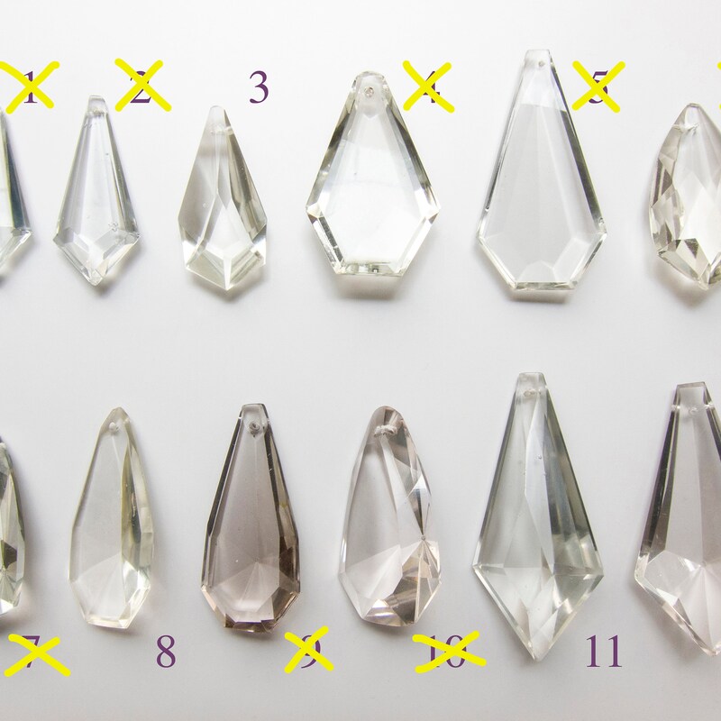 Antique Crystal Prisms - Etsy