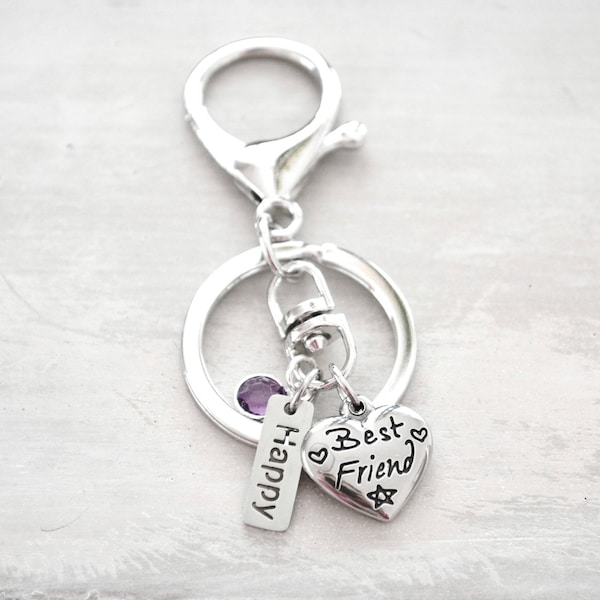 Best Friend Keychain - Etsy