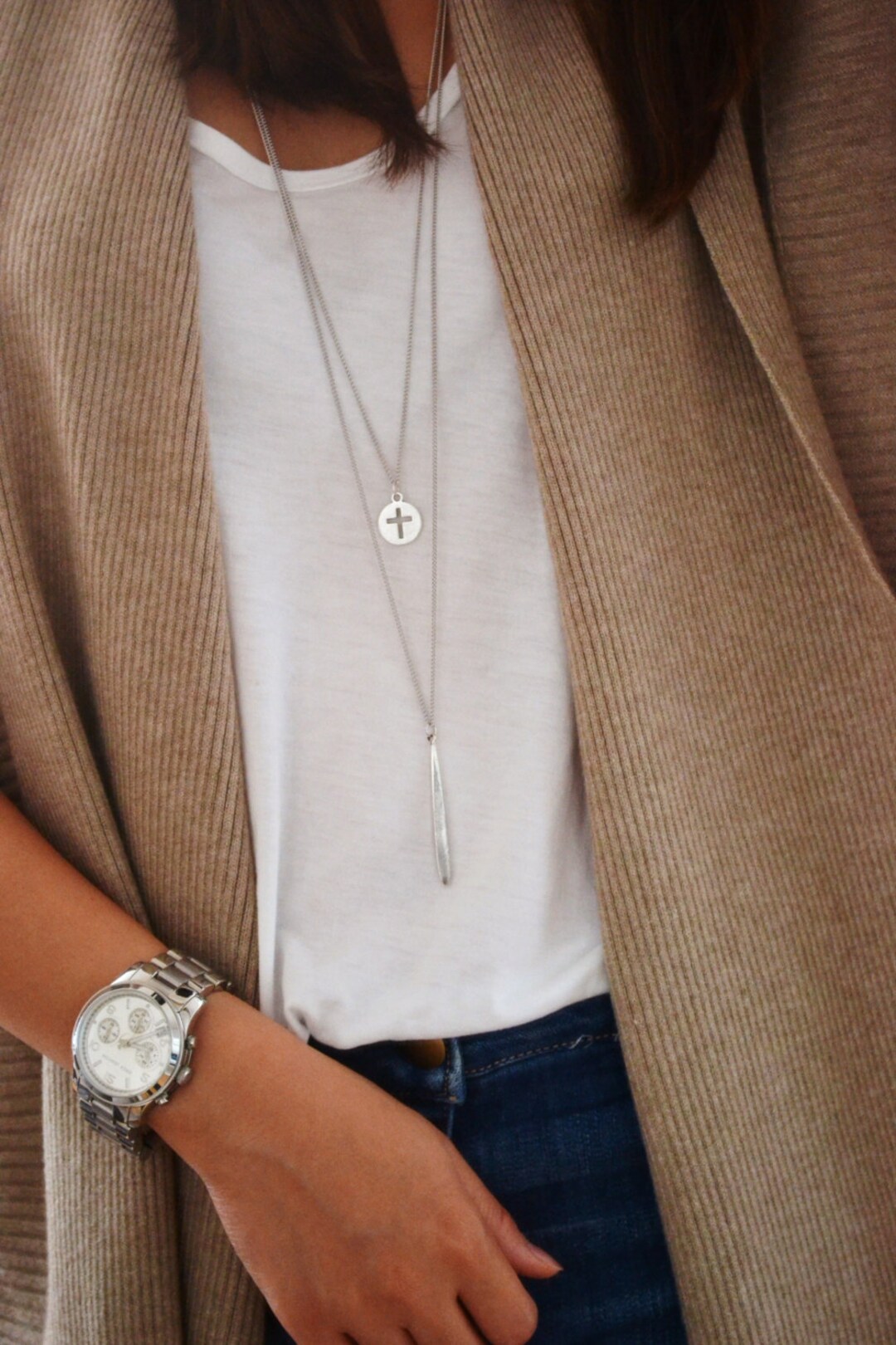 Layering Necklaces - Long Necklace With Pendant - Long Necklace for Her ...