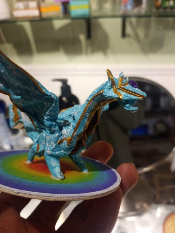 Origami Western Dragon - Etsy