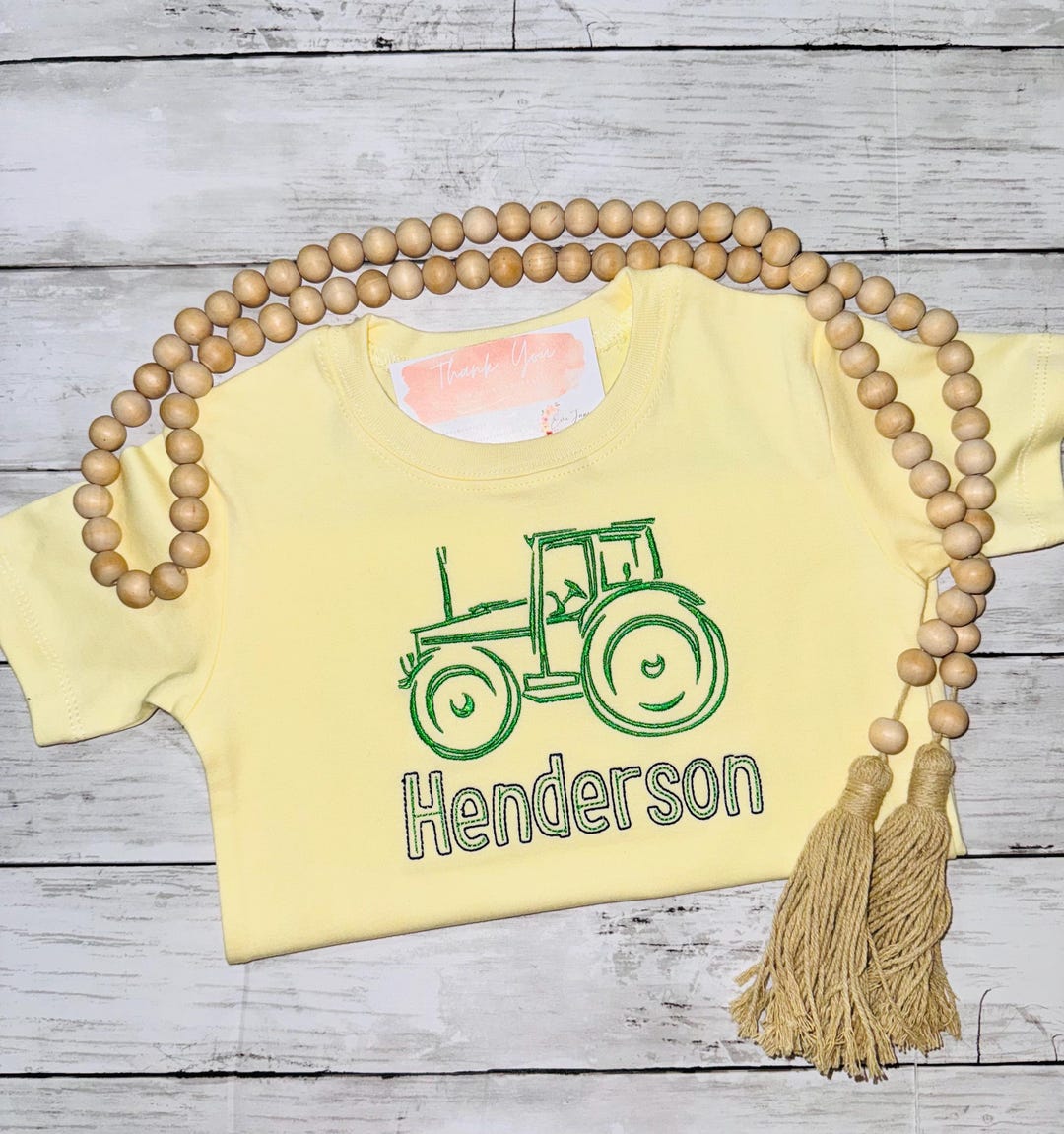 Tractor Personalized Shirt | Tractor Color Can Be Changed - Etsy