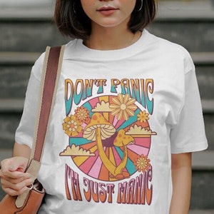 Don't Panic I'm Just Manic Digital Design for T-shirts Prints: SVG, Png ...