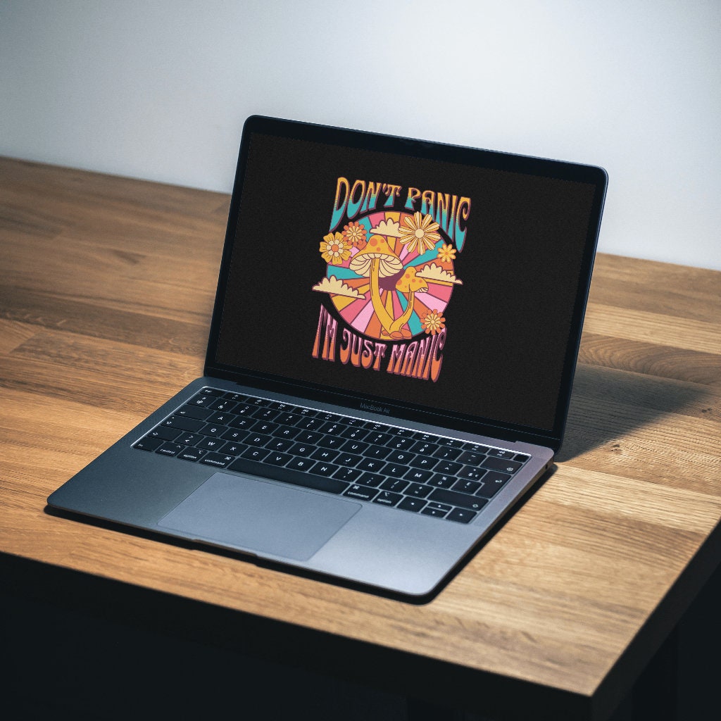 Don't Panic I'm Just Manic Digital Design for T-shirts Prints: SVG, Png ...