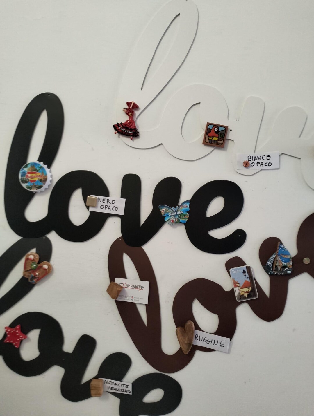 MAGNETIC WRITING LOVE to Attach Magnets Display Magnet Collector ...