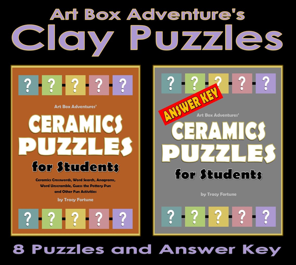 Clay Puzzles With Answer Key - Etsy