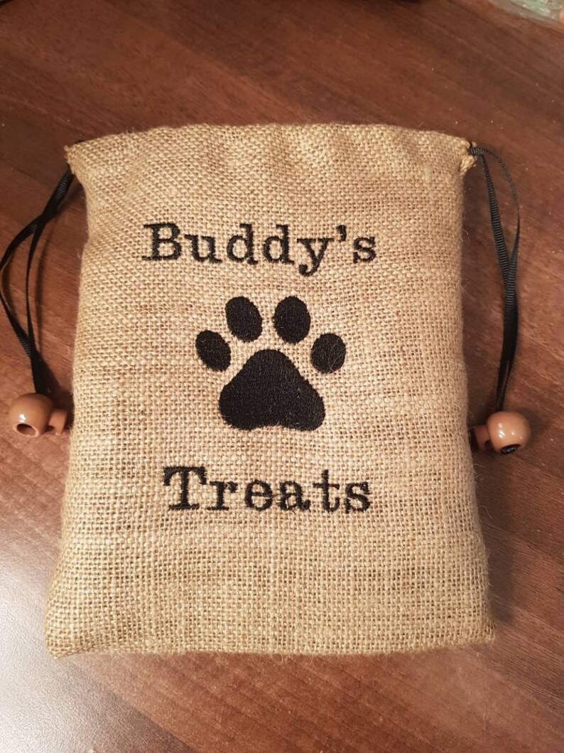 Handmade personalised dog treat bag | Etsy Handmade personalised dog treat bag | Etsy