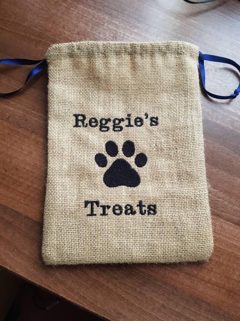 Handmade personalised dog treat bag | Etsy Handmade personalised dog treat bag | Etsy