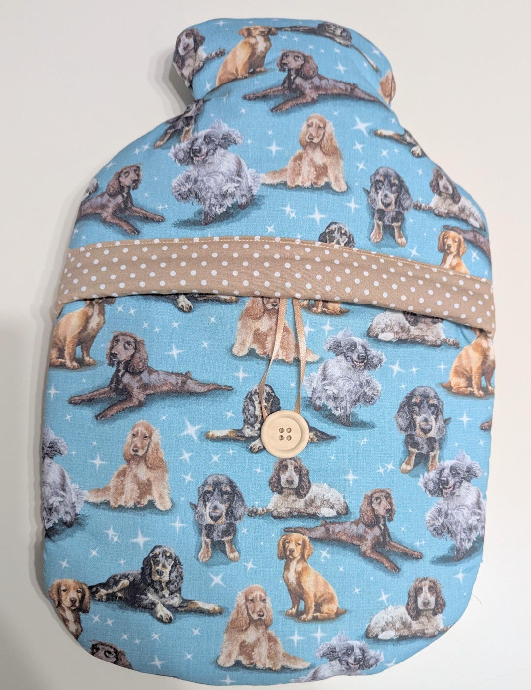 Cocker Spaniel Fabric Hot Water Bottle Cover (with Bottle) - Etsy