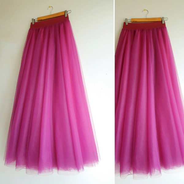Long Tutu Skirt - Etsy