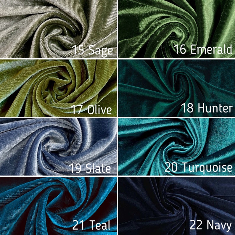 Swatch Sample Velvet Fabric - Etsy