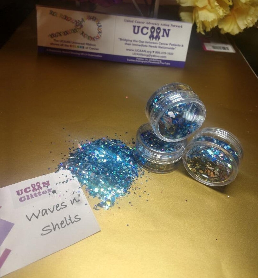 Waves N' Shells chunky Glitter 4 Resin, DIY, Crafts, Jewelry, Slime ...