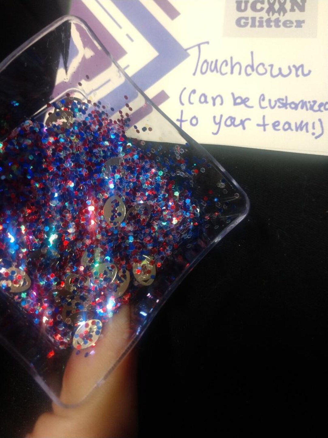 Touchdown USA Custom Glitter 4 Resin, NFL, DIY Crafts, Jewelry, Slime ...