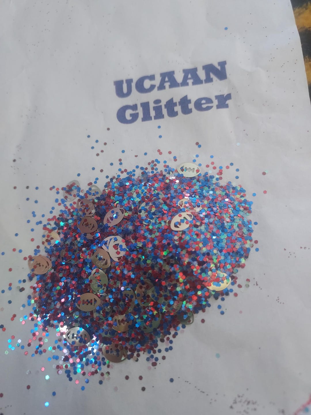 Touchdown USA Custom Glitter 4 Resin, NFL, DIY Crafts, Jewelry, Slime ...