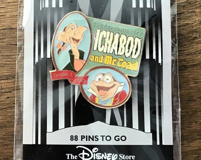 Vintage ICHABOD Mr TOAD Pin! New ~ Official WDW Disney Millennium ...