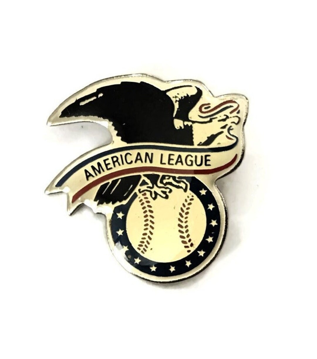 1992 Vintage AL LOGO Pin + Backs ~ Official MLB Baseball Collector Pin ...