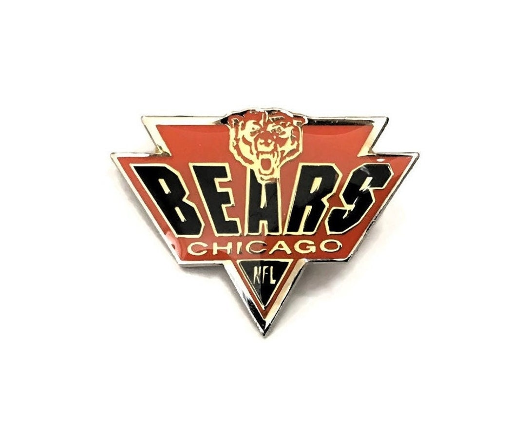 Vintage BEARS SPIKE Pin +backs ~new Nos~ Official NFL Football ...
