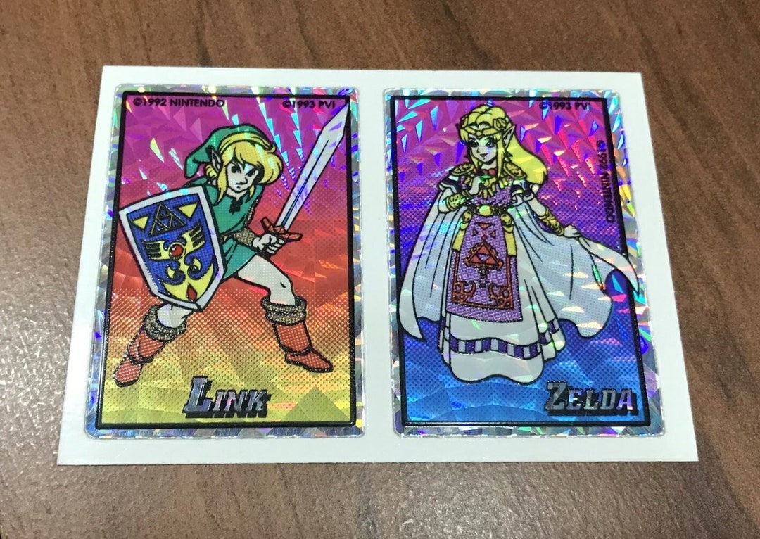 1993 Vintage LEGEND OF ZELDA Prism Vending Sticker Official Nintendo ...