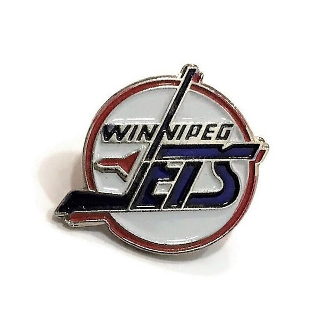 1992 Vintage JETS Pin Backs New Official NHL Hockey Collector Pin Metal ...