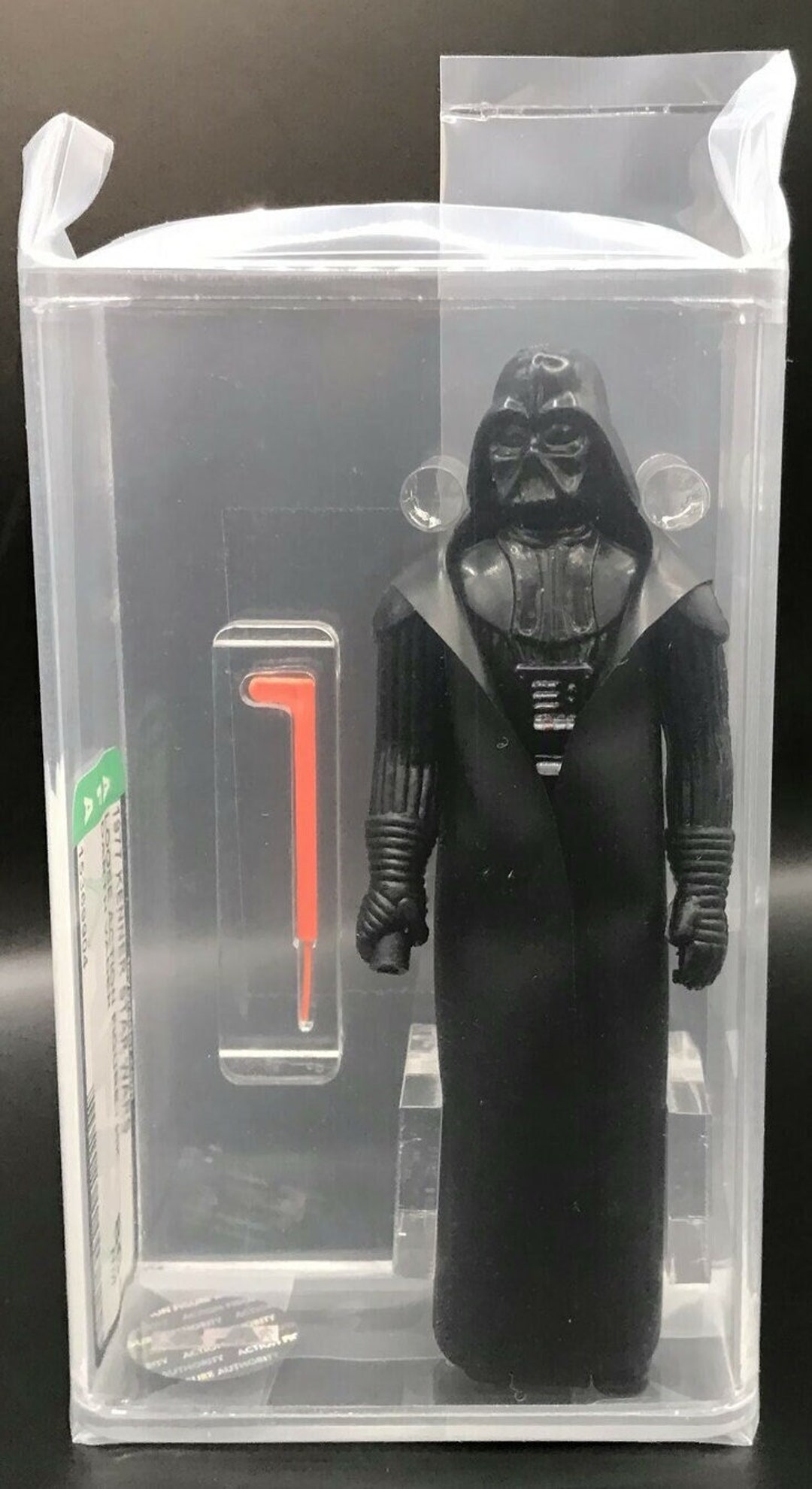 Vintage 1977 DARTH VADER Star Wars Figure AFA Graded 80 Near Mint Vinyl ...
