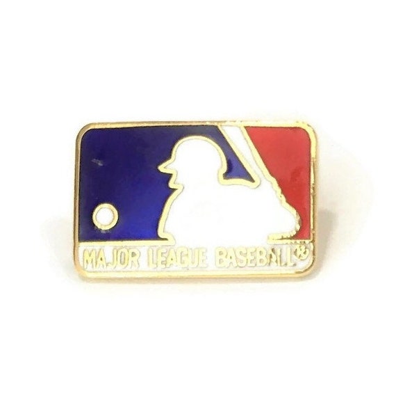 1985 Vintage MLB LOGO Pin + Backs ~ Official MLB Base… - Gem