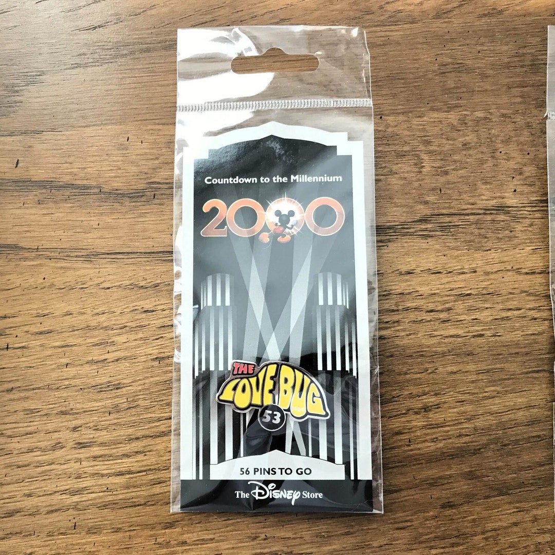 Vintage the LOVE BUG Pin New Official WDW Disney Millennium Countdown ...