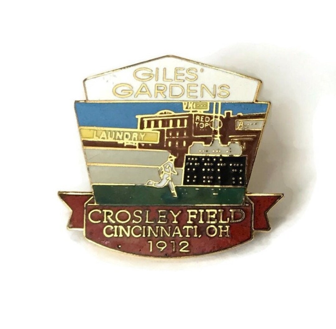 1992 Vintage REDS BENGALS Stadium Pin +backs ~ Official MLB Baseball ...