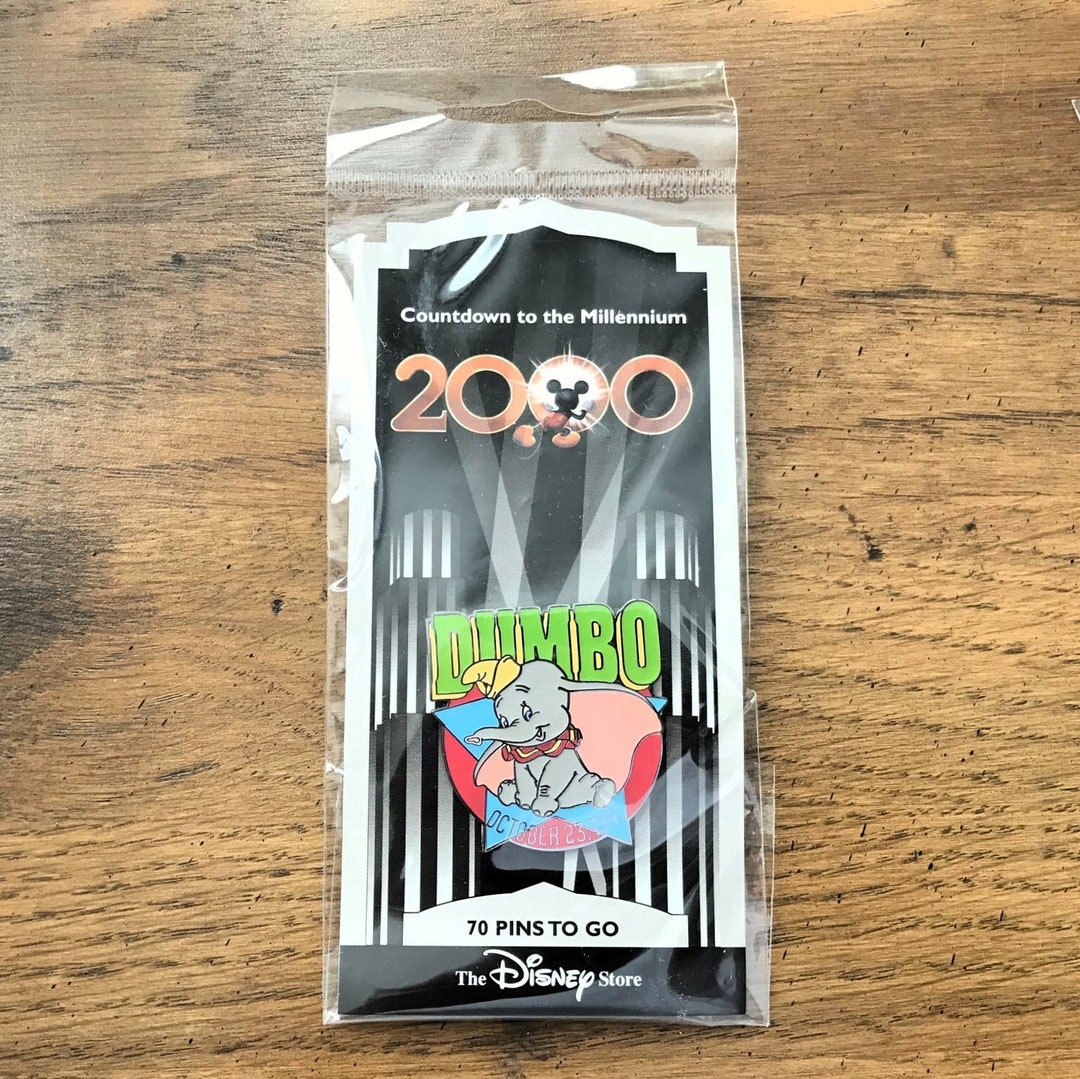Vintage DUMBO Pin New Official WDW Disney Millennium Countdown Trading ...