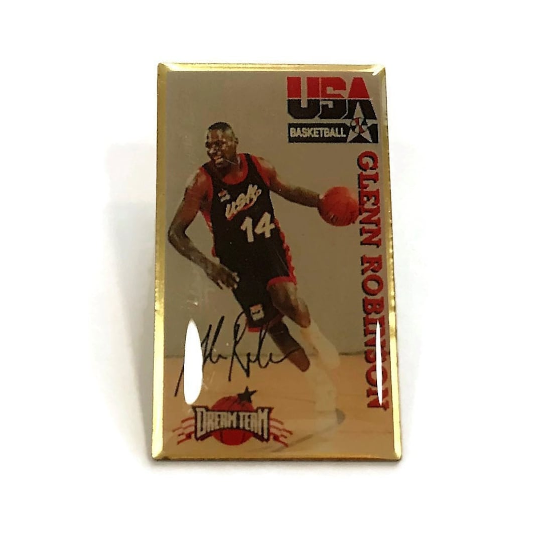 Vintage DREAM TEAM Pin ~ New Nos ~ Official NBA Basketball Pin ~ Brass ...