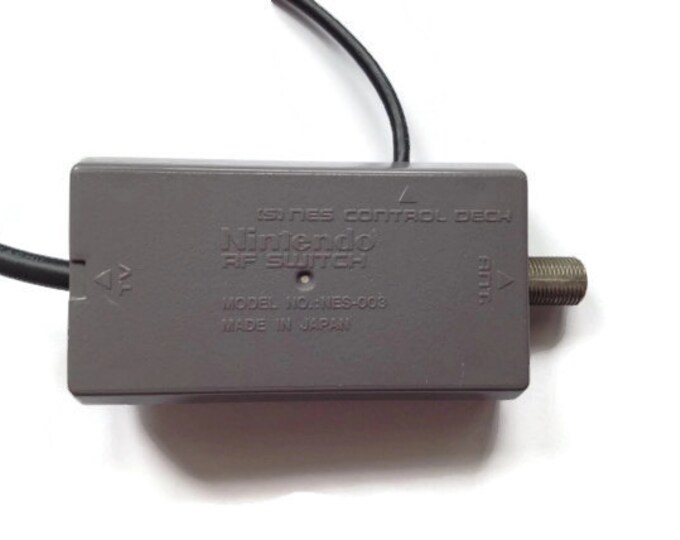 NES Nintendo RF Adapter Television Switch Official Nintendo Product ...