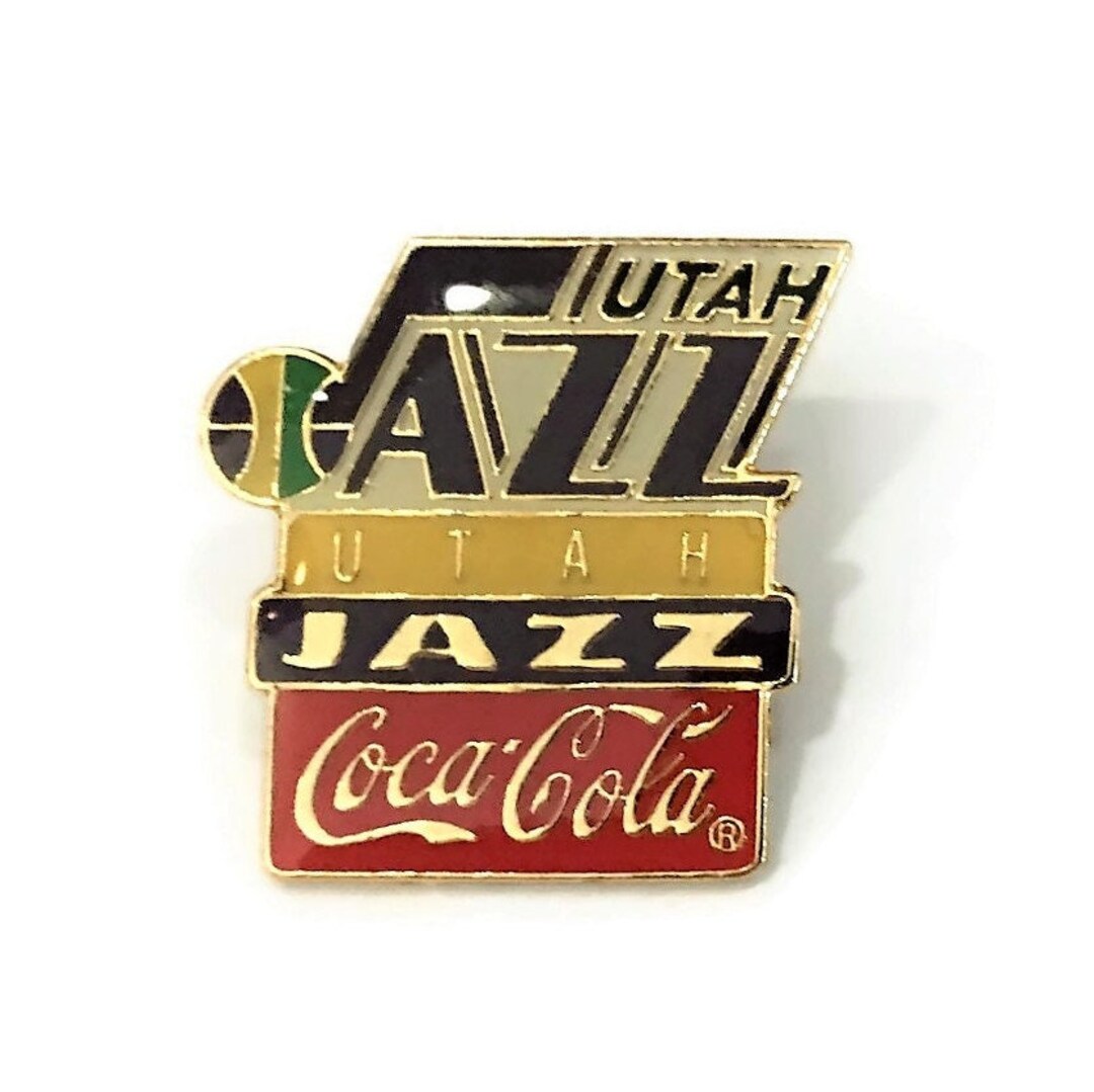 1994 Vintage JAZZ Pin ~ New/nos! Official NBA Basketball Collector Pin ...