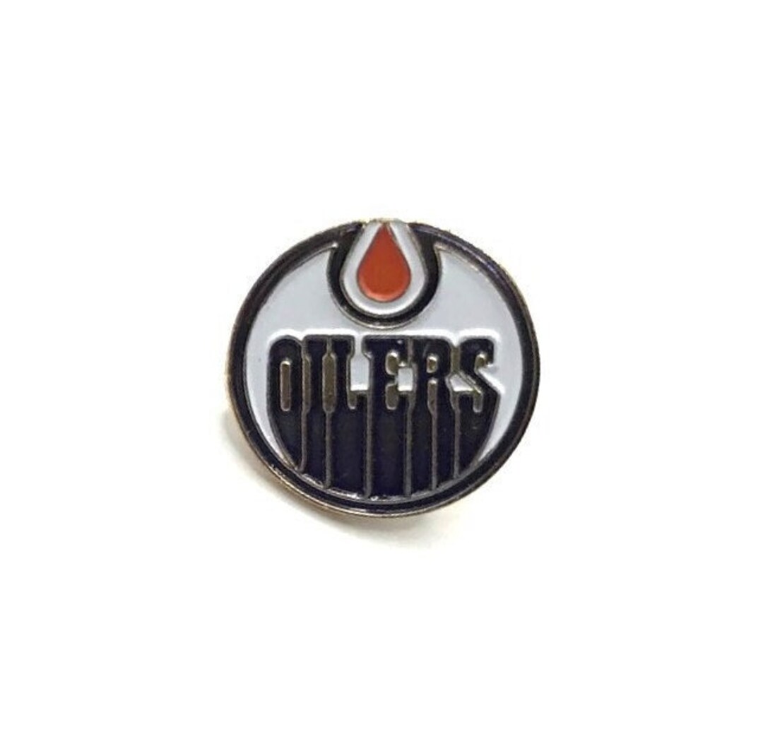 Vintage OILERS Pin + Backs ~ New / Nos ~ Official NHL Hockey Collector ...