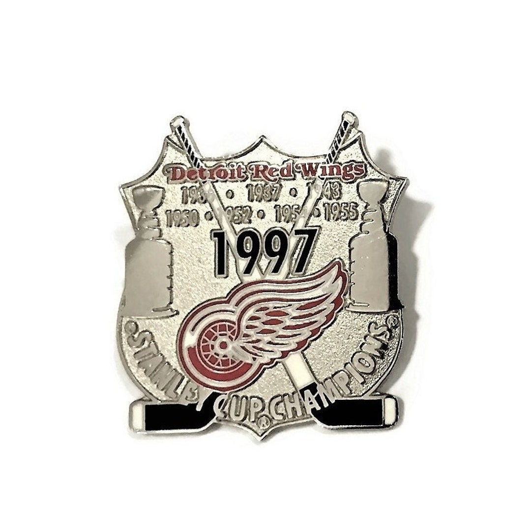 1997 Vintage RED WINGS Pin Backs Official NHL Hockey - Etsy