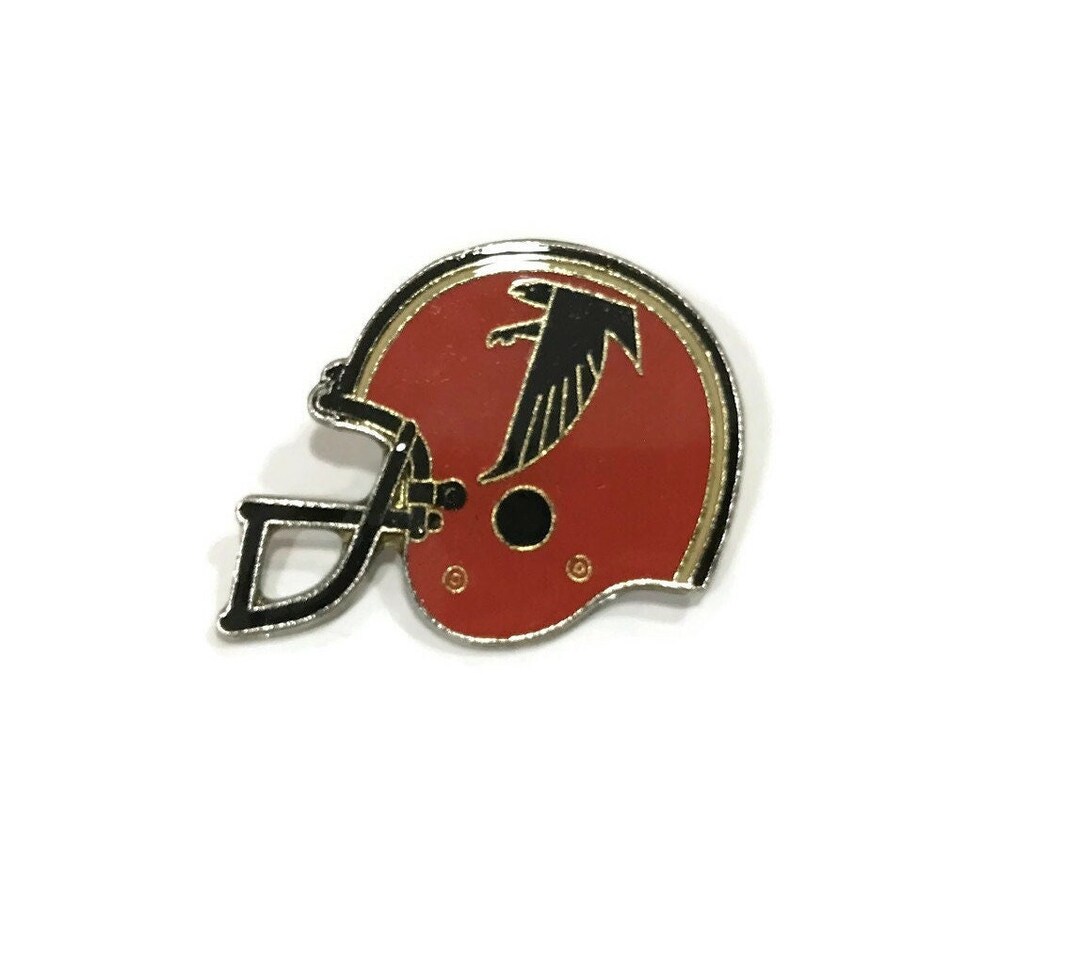 1987 Vintage FALCONS Pin Backs NFL Football Helmet Collector Pin 1.25 ...