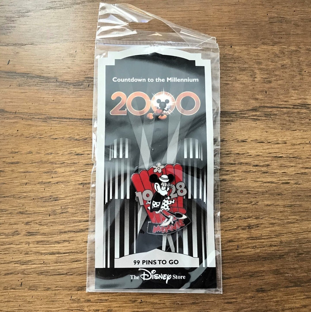 Vintage MINNIE MOUSE 1928 Pin! New ~ Official WDW Disney Millennium ...