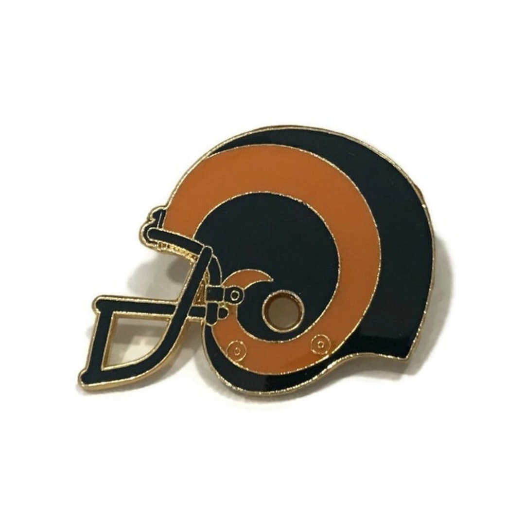 1984 Vintage LA RAMS Pin backs New Official NFL Football Helmet ...