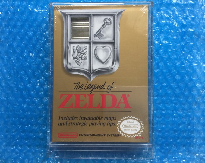 1986 ZELDA Nintendo New the Legend of Zelda Brand New & Factory Sealed ...