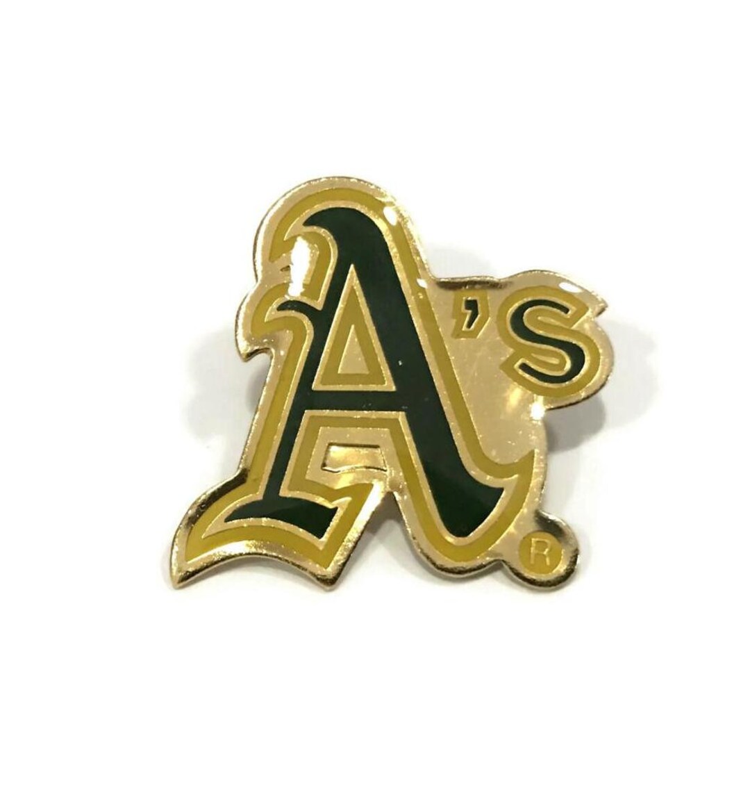 Vintage 1991 A's Pin + Backs ~ Official MLB Baseball Collector Pin ...
