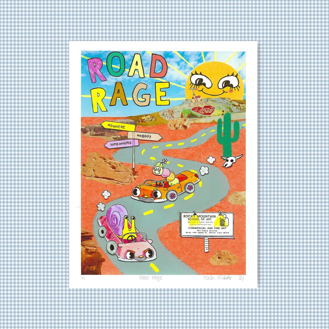 Road Rage Art Print - Etsy